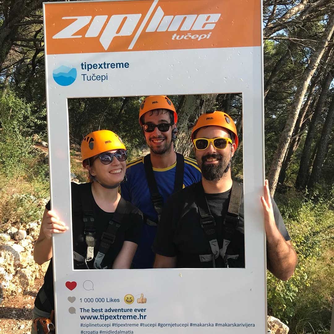 Zipline in Tučepi: Adrenalin pur im Canyon